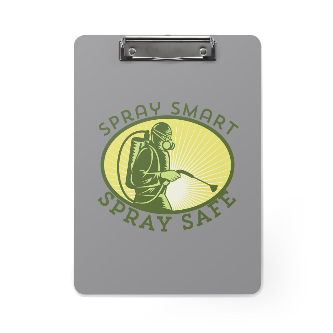 Spray Smart, Spray Safe: Clipboard for Tick and Mosquito Applicators - Etsy
