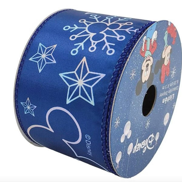 Mickey Mouse Wired Ribbon - Etsy