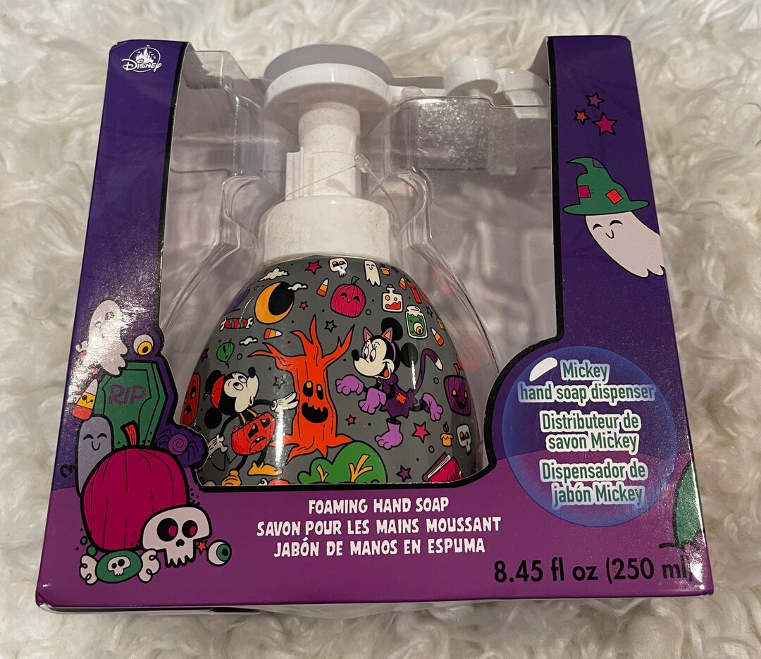 Mickey and Minnie Mouse Halloween Foaming Hand Soap With - Etsy