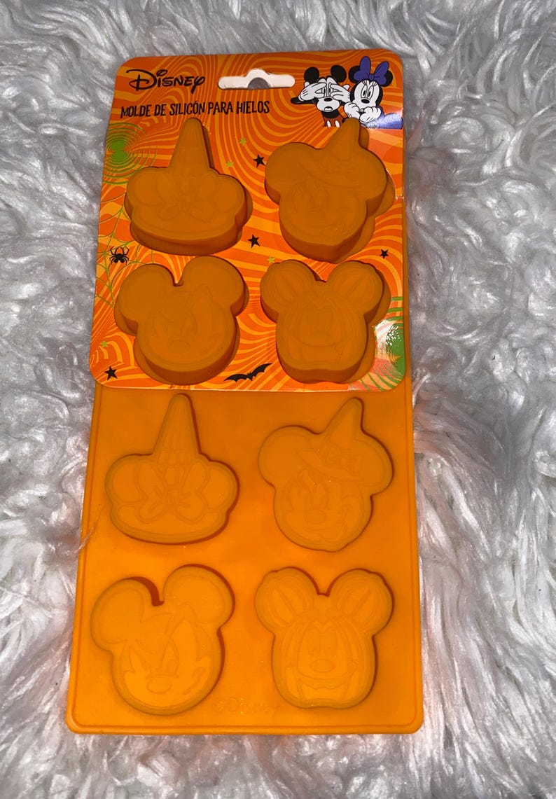 Mickey and Minnie Mouse Halloween Silicon Mold, Ice Cube, Decor ...