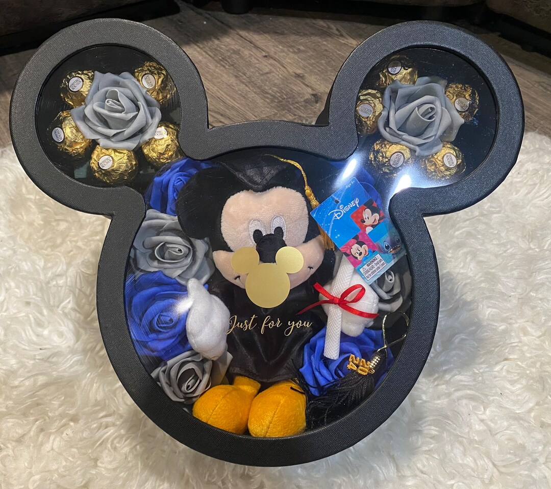 Disney Theme Mickey Mouse Graduation Gift Box, Class of 2024, Mickey ...