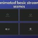 Animated Black Minimal Stream Scenes - Etsy