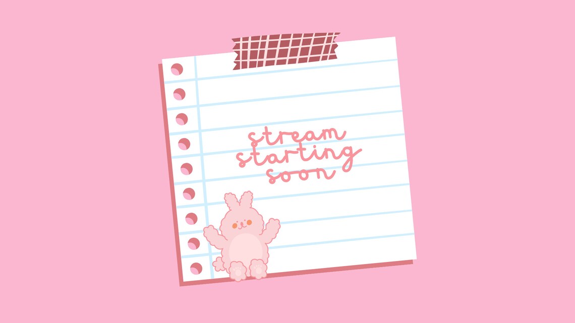 FREE Cute Stream Overlays - Basic Pink Twitch Overlays - New Streamers ...