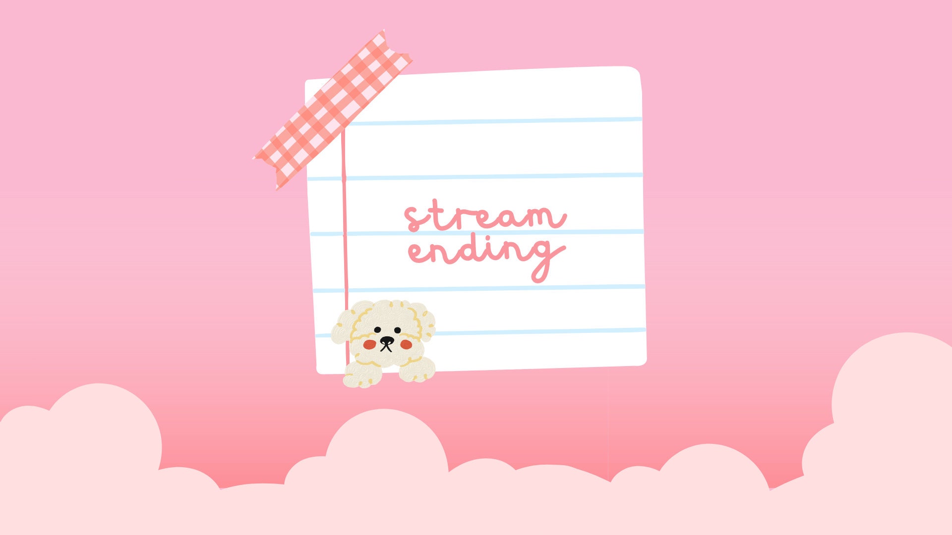 FREE Cute Stream Overlays - Basic Pink Twitch Overlays - New Streamers ...