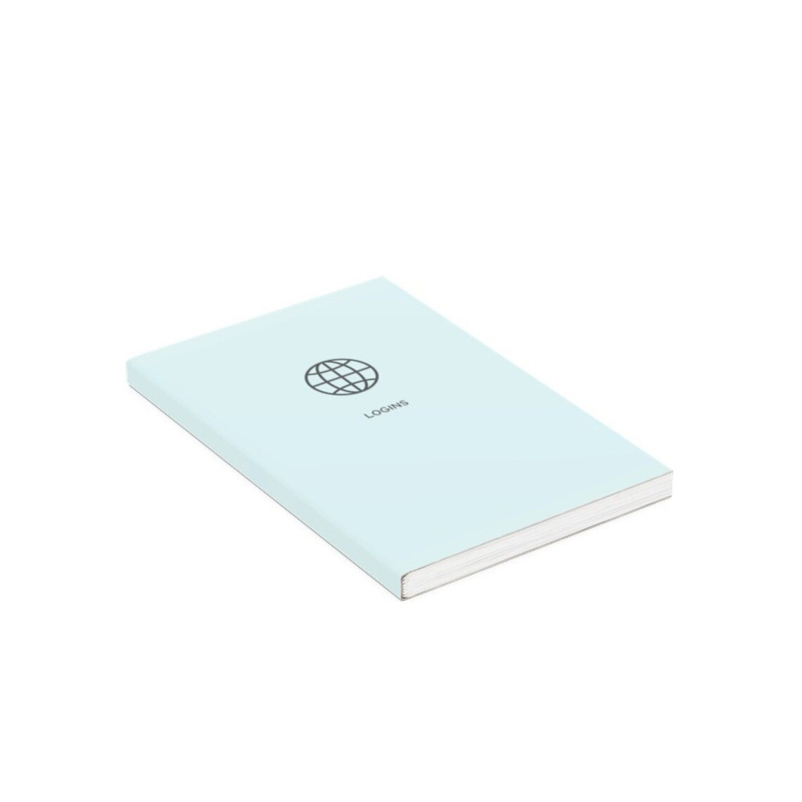 Blue Logins Book Password Book Password Keeper Log in - Etsy