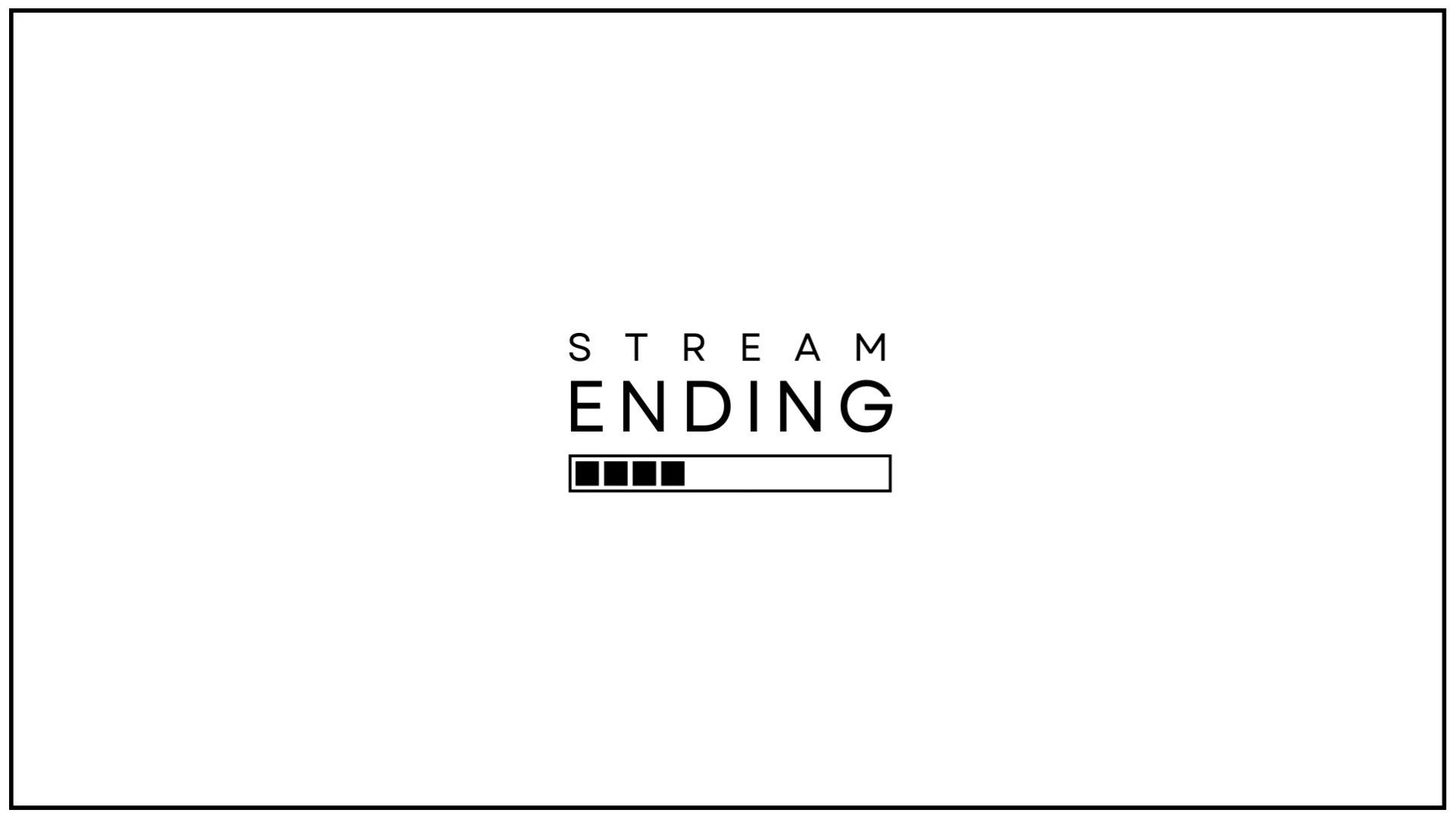 Animated White Minimal Stream Scenes - Basic White Twitch Overlay ...