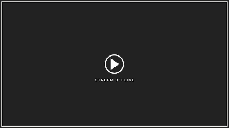 Animated Black Minimal Stream Scenes - Basic Black Twitch Overlay ...