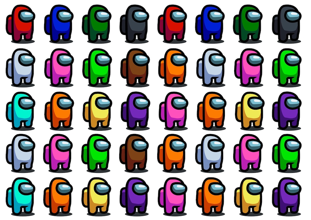 Among Us Digital Artwork - Instant Download - Etsy