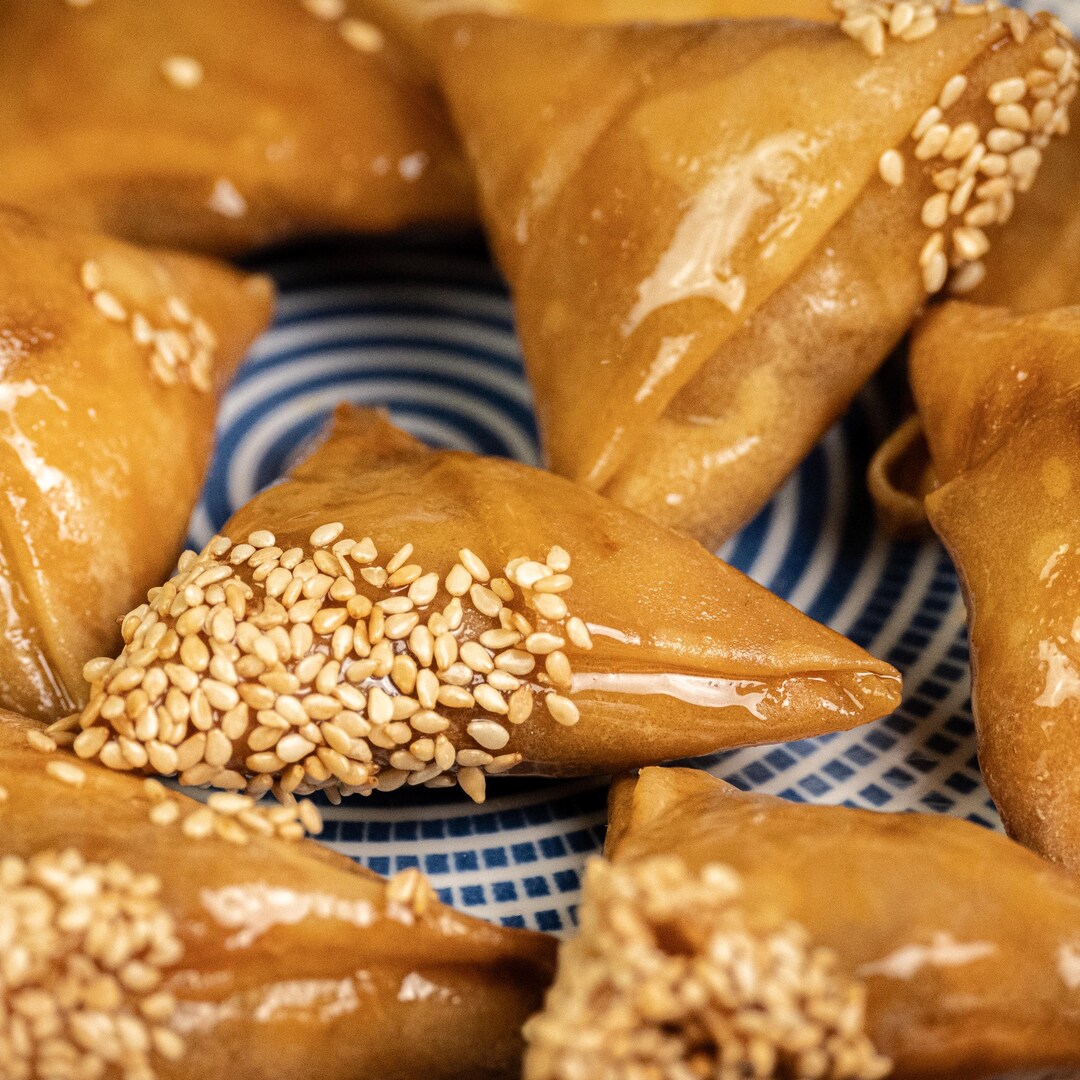 Handmade Moroccan Almond Briwat: Traditional Honey Pastry - Etsy