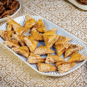 Handmade Moroccan Almond Briwat: Traditional Honey Pastry - Etsy