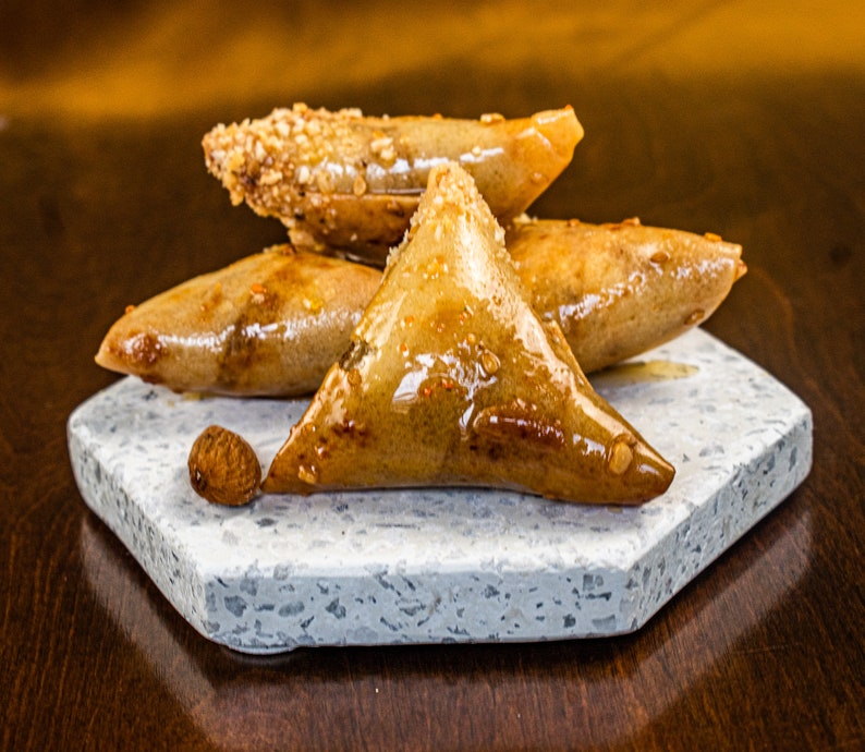 Handmade Moroccan Almond Briwat: Traditional Honey Pastry - Etsy