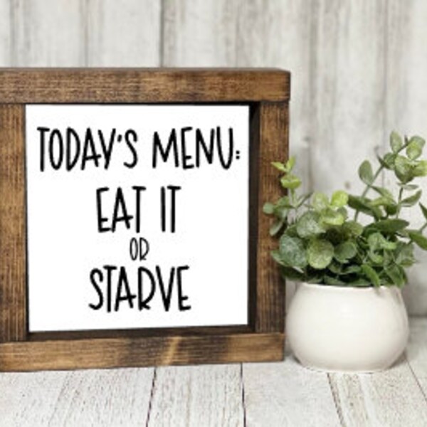 Eat Sign - Etsy