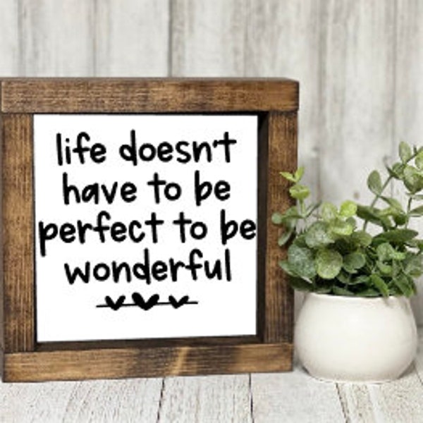 Wonderful Life Sign - Etsy
