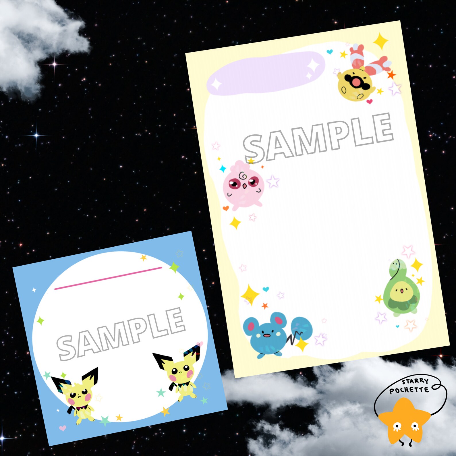 Baby Pokemon Sticky Notes and Notepads - Etsy
