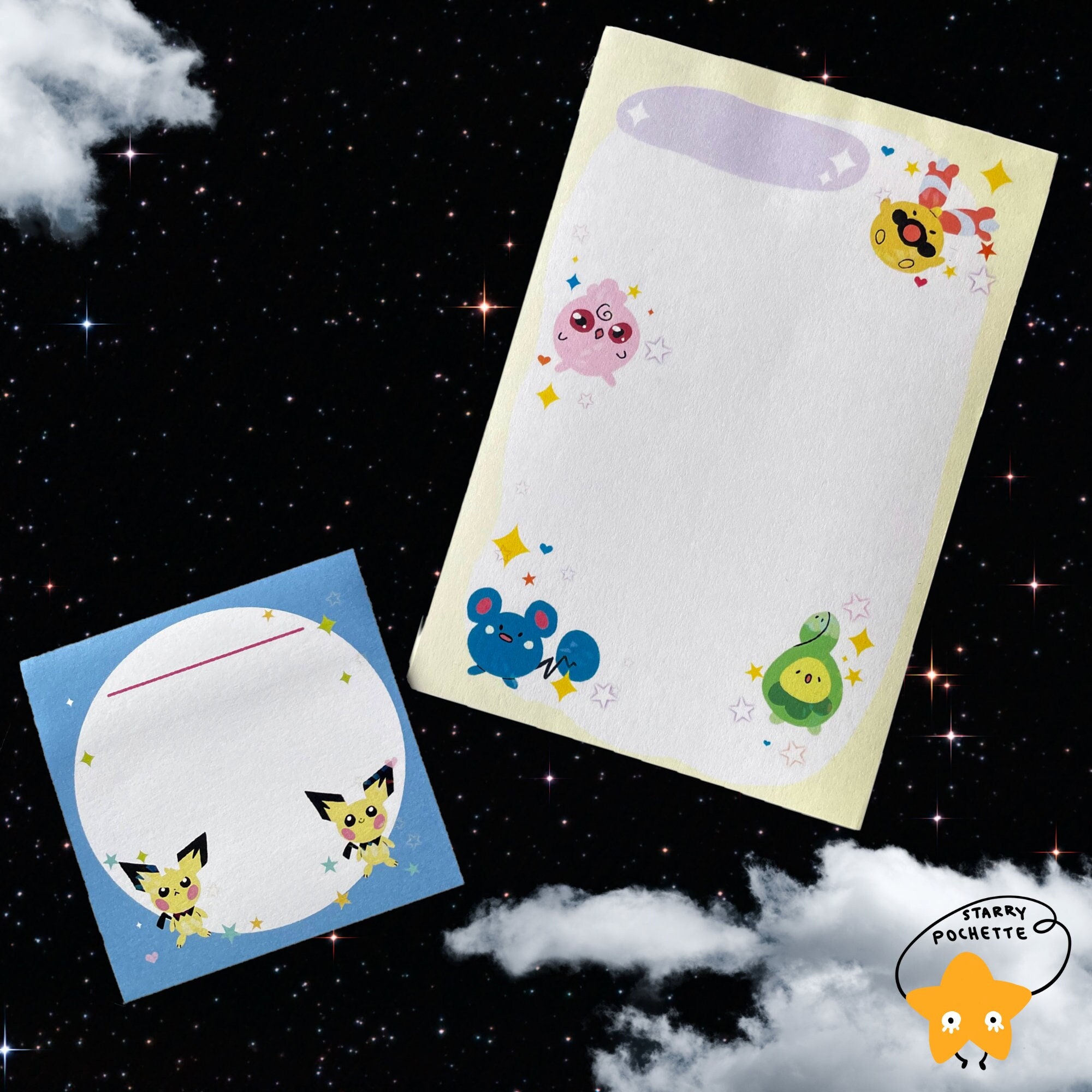 Baby Pokemon Sticky Notes and Notepads - Etsy