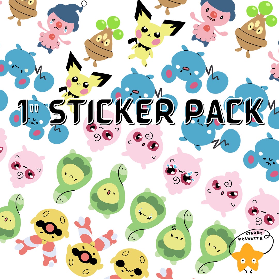 Baby Pokemon Feelings Planner Sticker Pack - Etsy