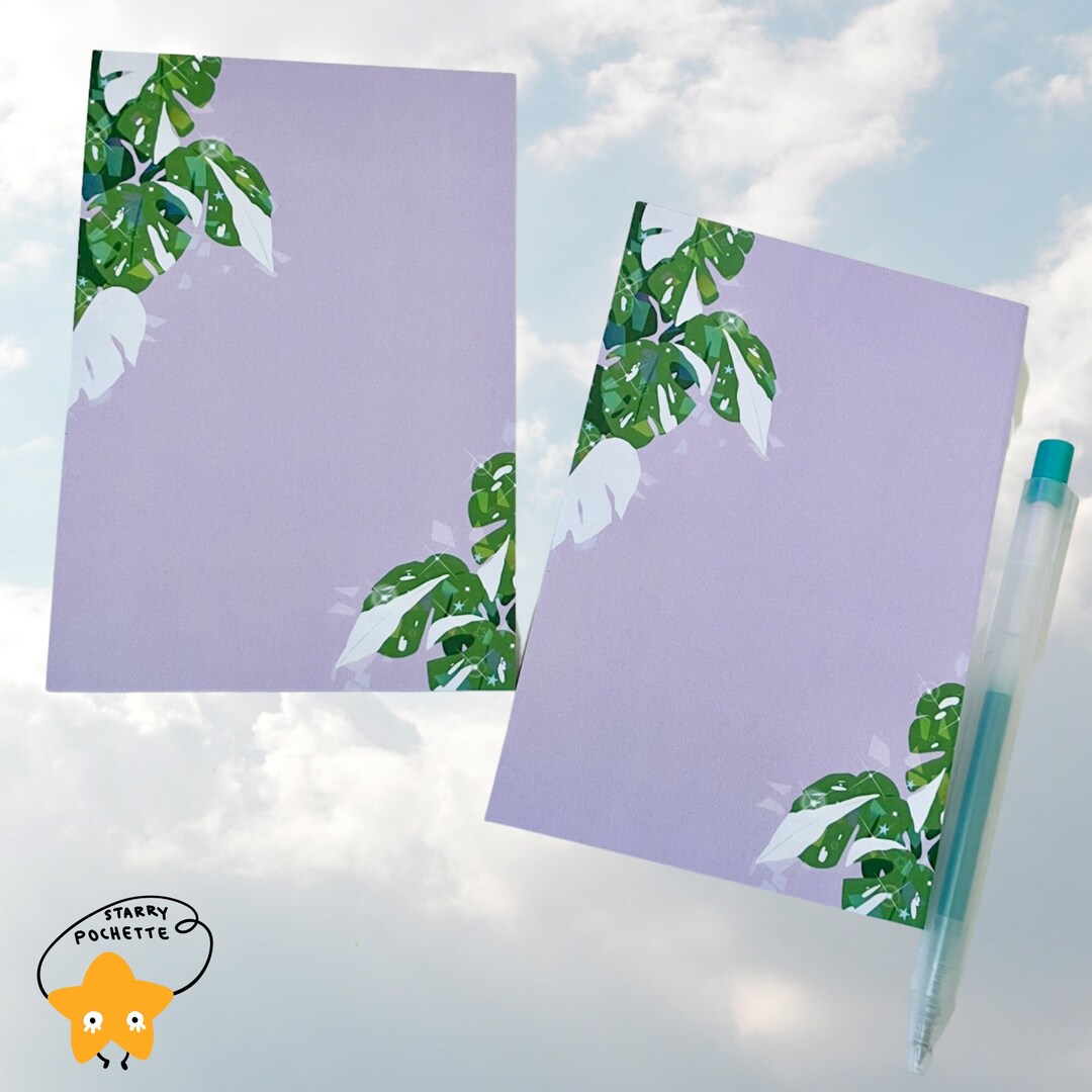 Monstera Houseplant Notepad - Etsy