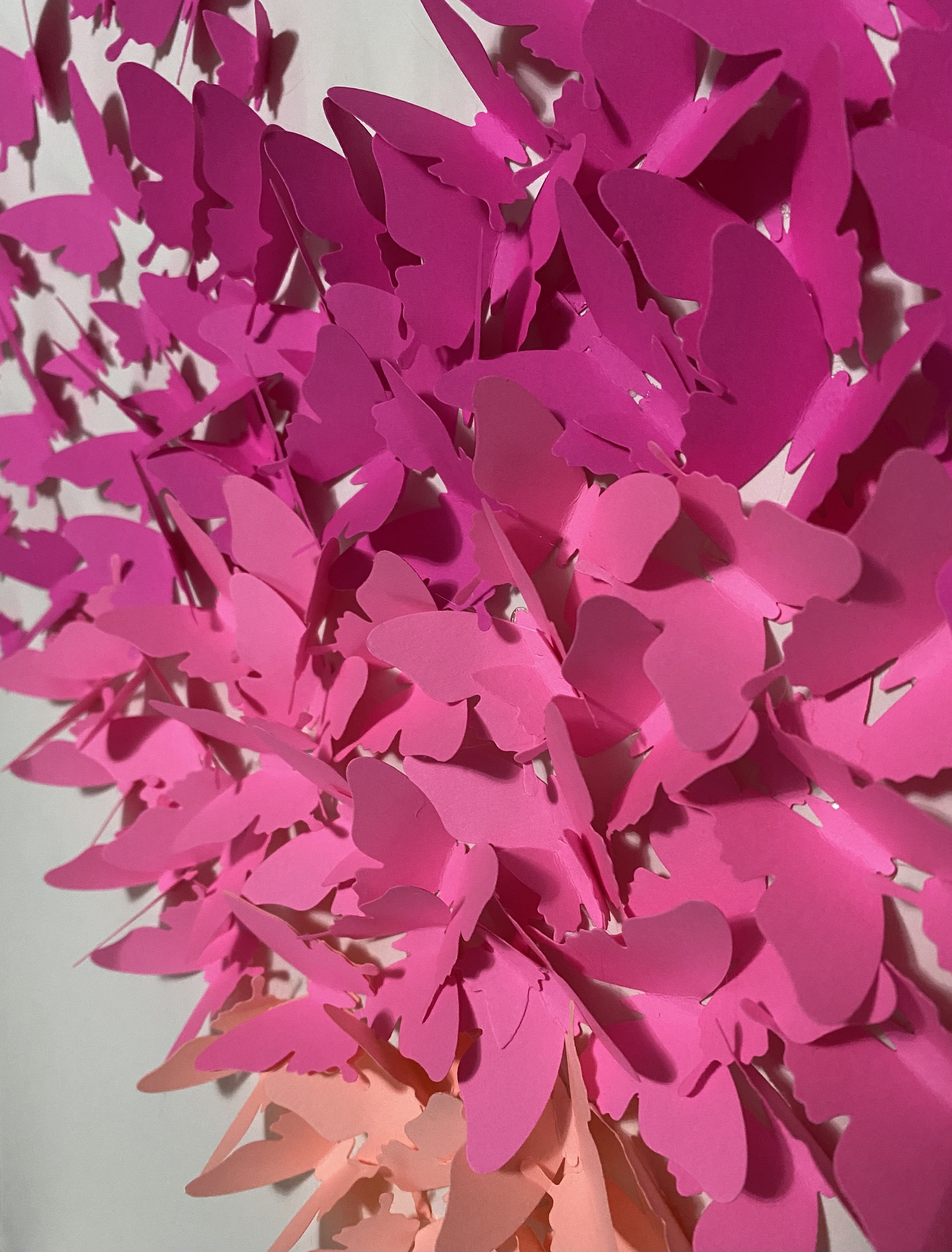 3D Ombré Butterflies Wall Art, on Canvas. Gifts for All Occasions ...