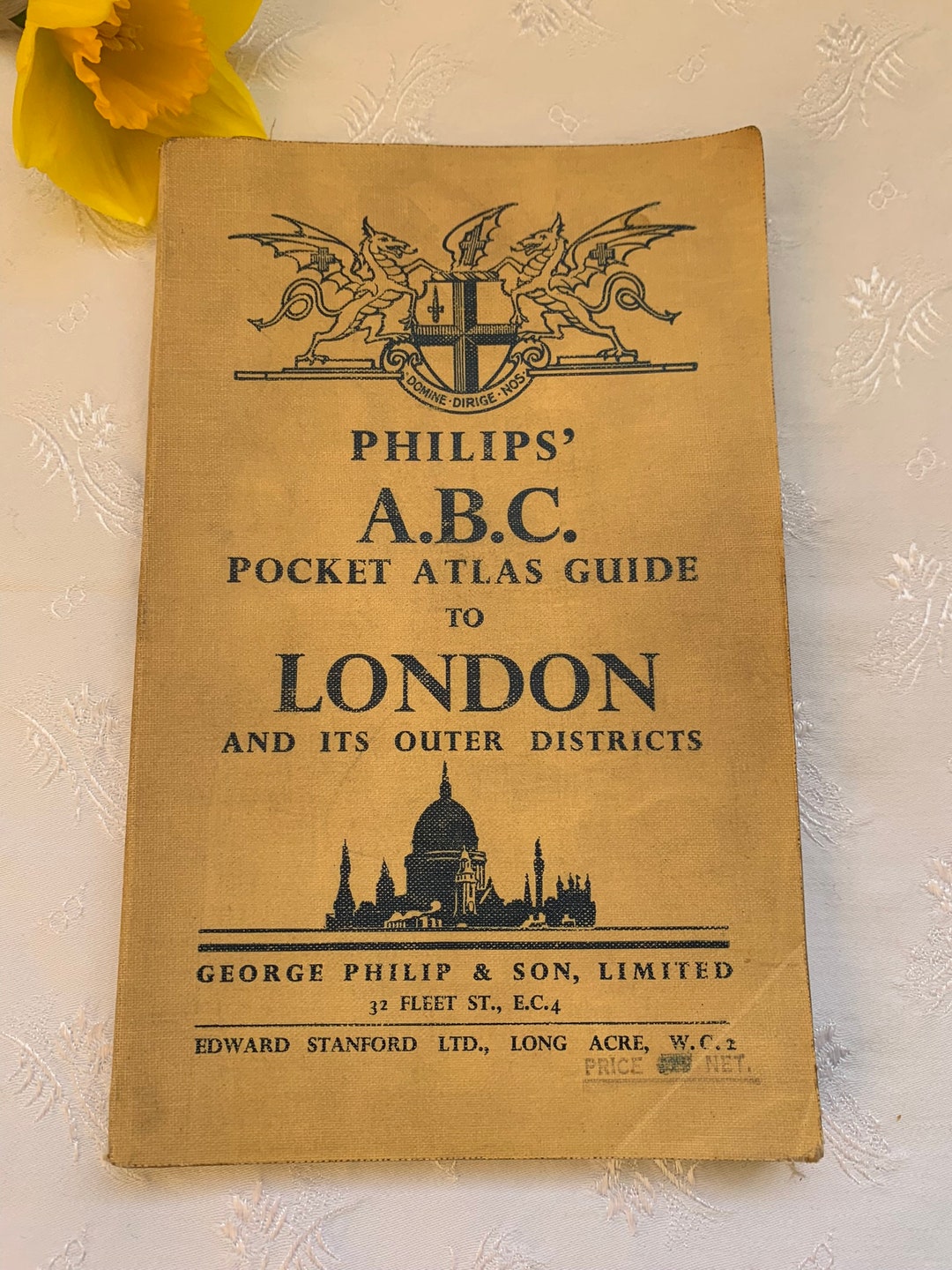 Philips ABC Pocket Atlas Guide to London. 1950. Vintage - Etsy