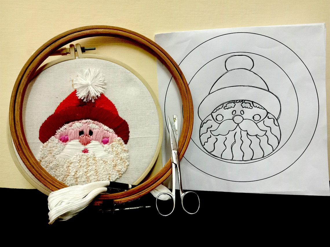 Christmas Embroidery PDF Pattern Pack of 10 Modern - Etsy