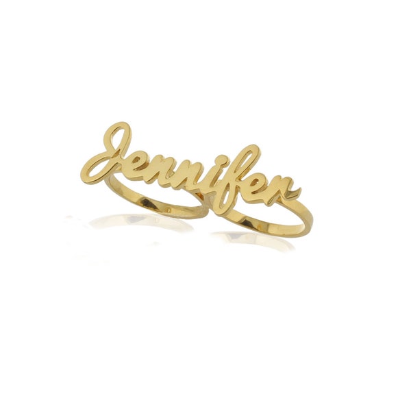 Two Finger Ring - Etsy