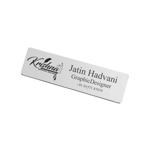 Engraved Stainless Steel Name Badges Security, Police, Fire, Military ...