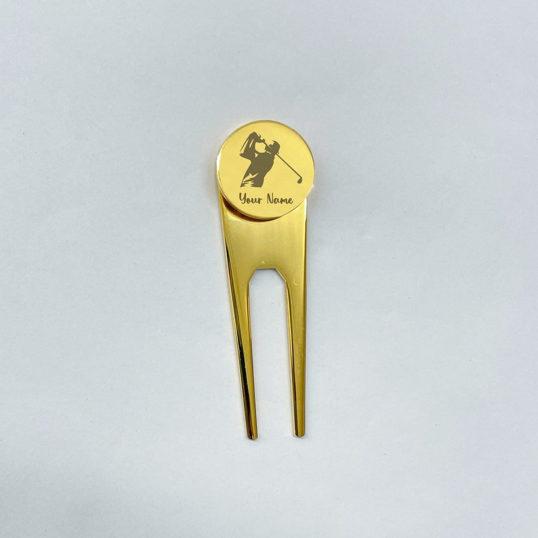 Custom Engraved Golf Divot Tool With Ball Marker: Personalized Golf ...