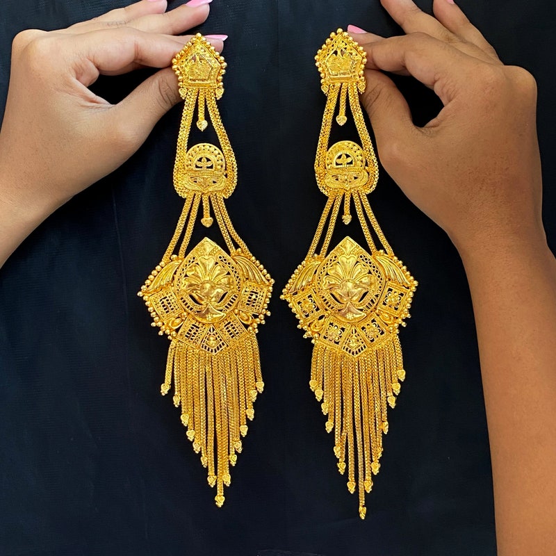 Large Earrings - Etsy