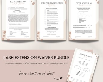 Lash Waiver Form | Etsy