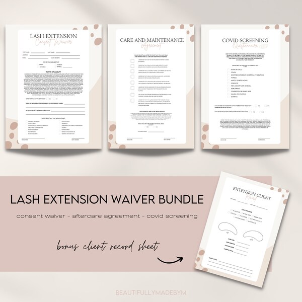 Lash Waiver Form - Etsy