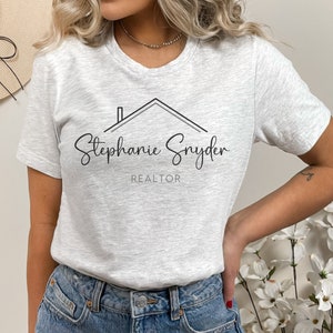 Custom Realtor Shirt, Realtor Marketing, Realtor Gift, Business Logo ...