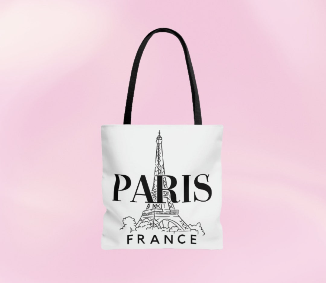 Paris Tote, France Tote, Paris Bag, Eiffel Tower Bag, Paris Gift ...