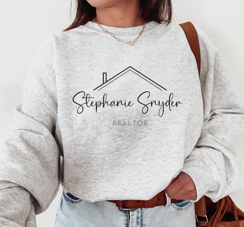 Custom Realtor Sweatshirt, Personalized Real Estate Agent Sweater ...