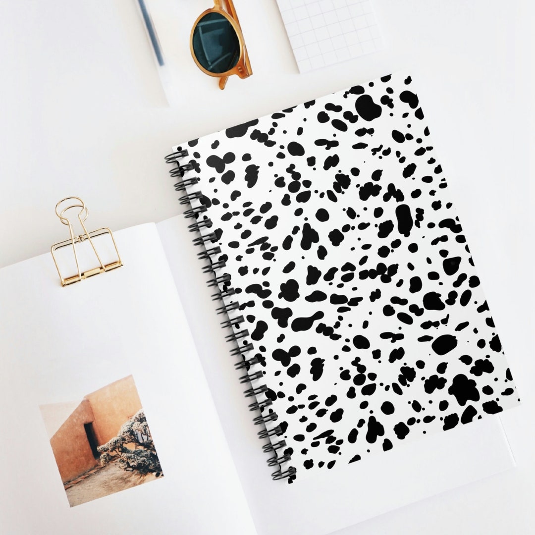 Dalmatian Notebook, Planner, Dalmatian Print Notepad, Dalmatian ...