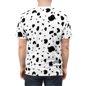 Dalmatian Shirt, Unisex Dalmatian Print Shirt, Dalmatian Halloween ...
