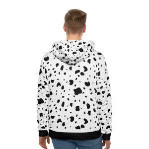 Dalmatian Print Hoodie, Dalmatian Halloween Costume for Adults ...
