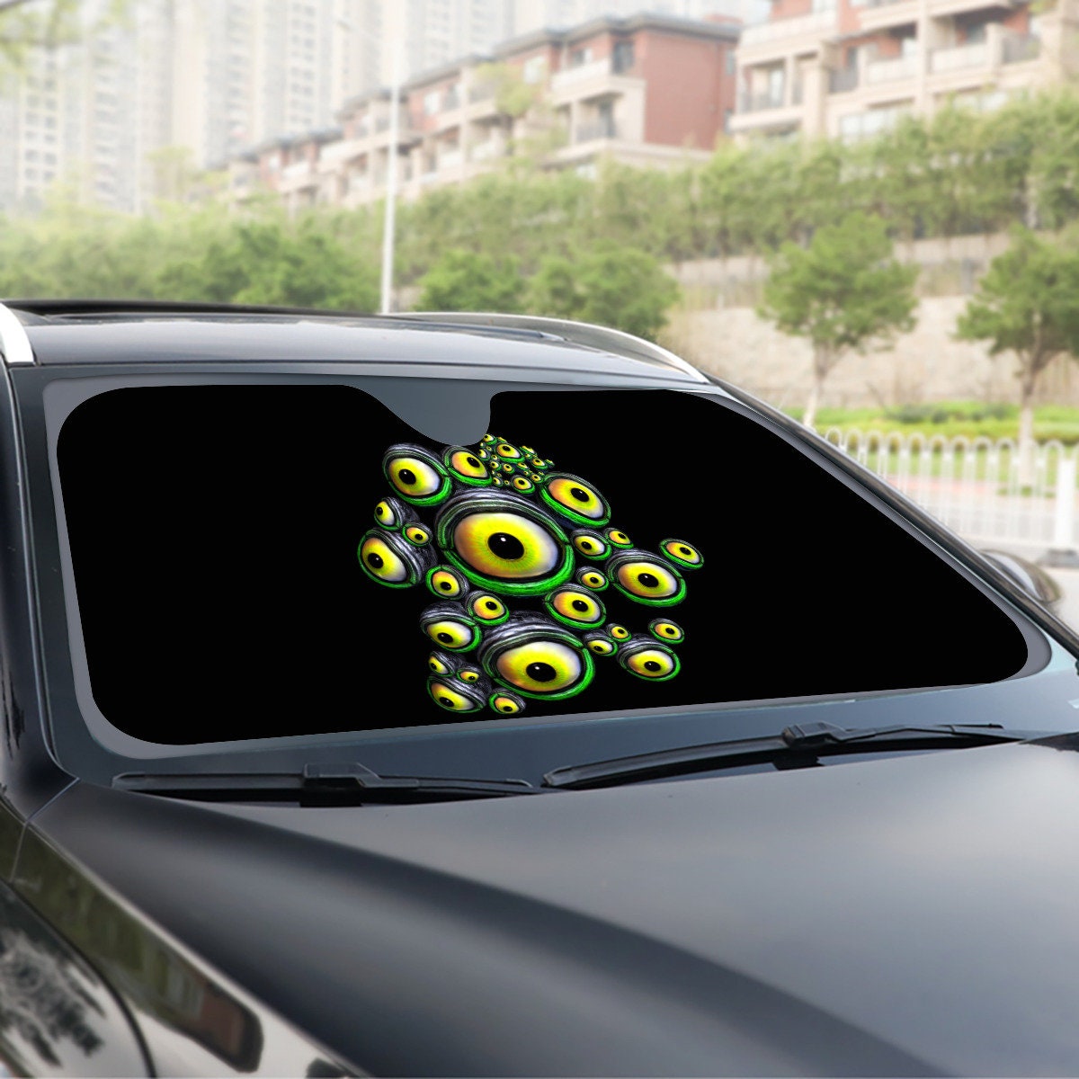 Alien Creature Eyes | Horror Halloween Creepy Monster Eyes | Windshield ...