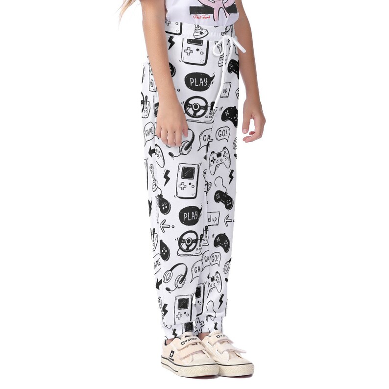 Gamer Pants | 5 Different Options | All-over Print Kid's Casual Pants ...