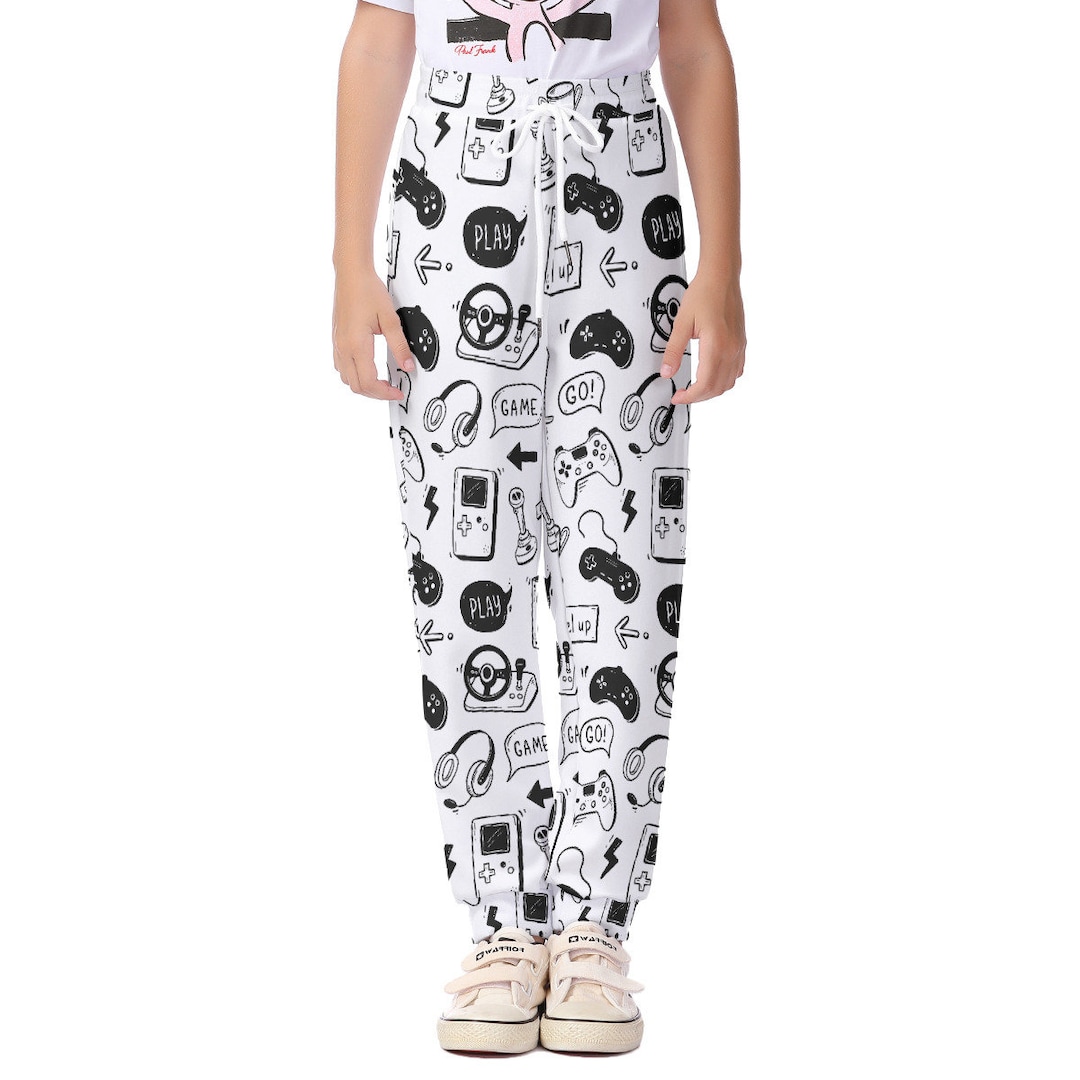 Gamer Pants | 5 Different Options | All-over Print Kid's Casual Pants ...
