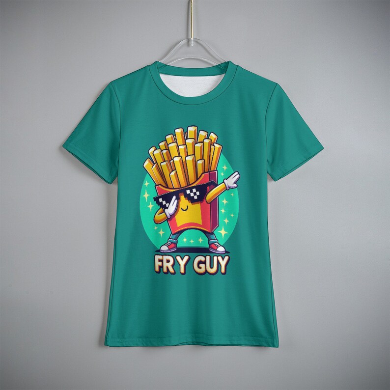 Fry Guy | I Love French Fries | Kid's Graphic T-shirt (5 Colors to ...