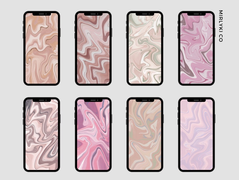 8 Set of Marble Wallpapers iPhone and Android | Android Homescreen ...