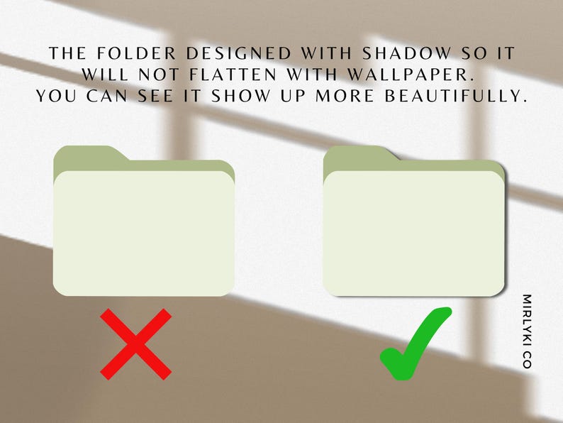 Green Palette Desktop Icons | Mac Folder Icons | Windows | Aesthetic ...