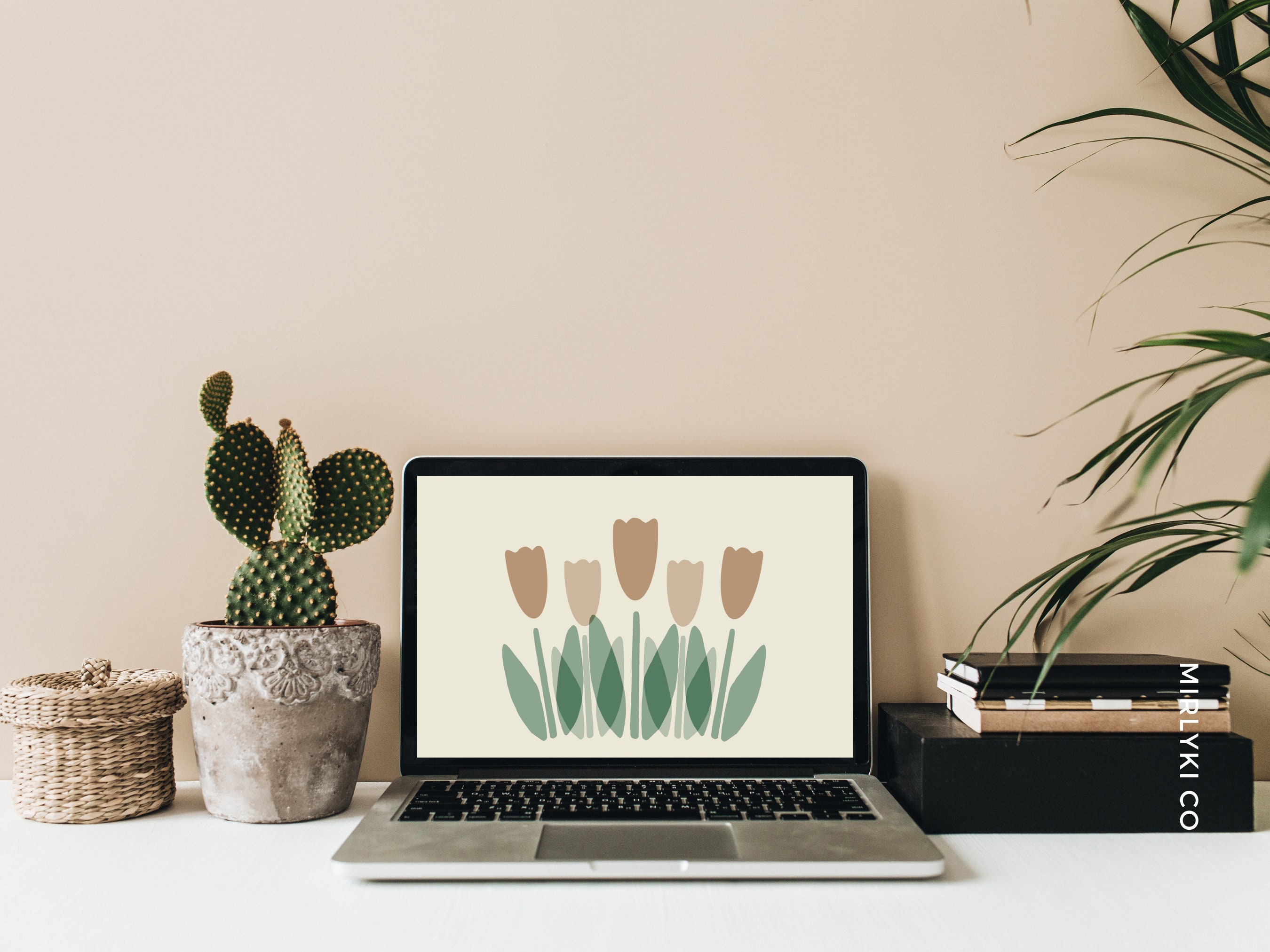 Tulips Abstract Wallpaper Desktop Wallpaper Desktop Background Laptop ...