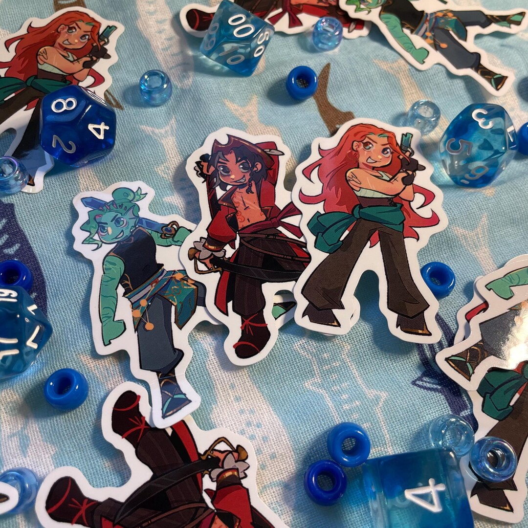 Riptide // JRWI Sticker Set - Etsy