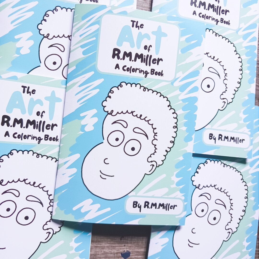 The Art of R.m.miller A Coloring Book - Etsy