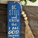 Be Still & Know That I AM GOD Psalm 46:10 Bible Verse Wooden Beaded ...