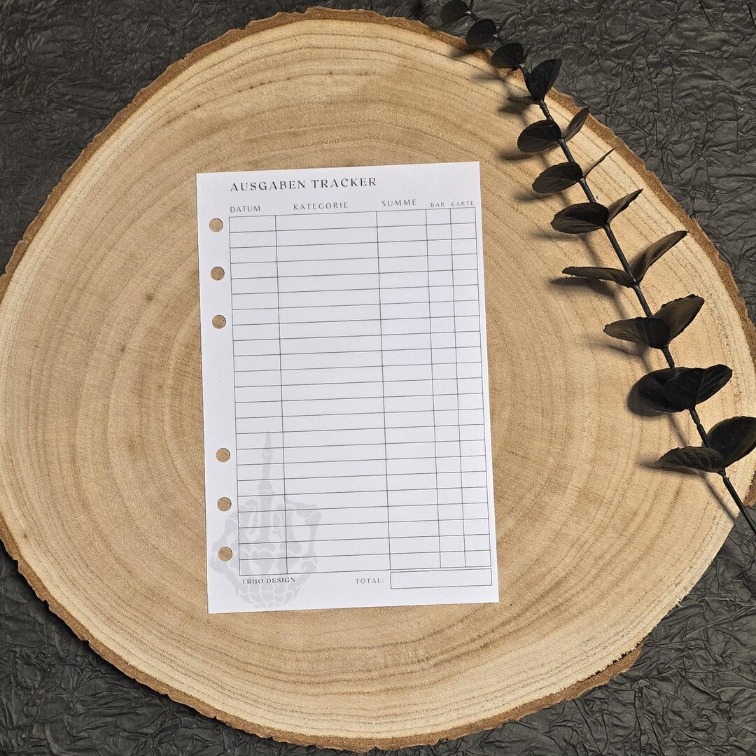 Expense Tracker "dark" A6 - Middle Finger Budgeting - Etsy
