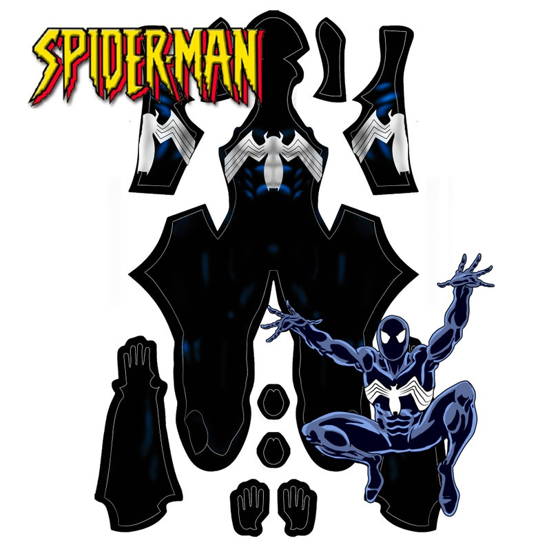 Neversoft Spider-man Symbiote Pattern V1 PC and Dreamcast - Etsy