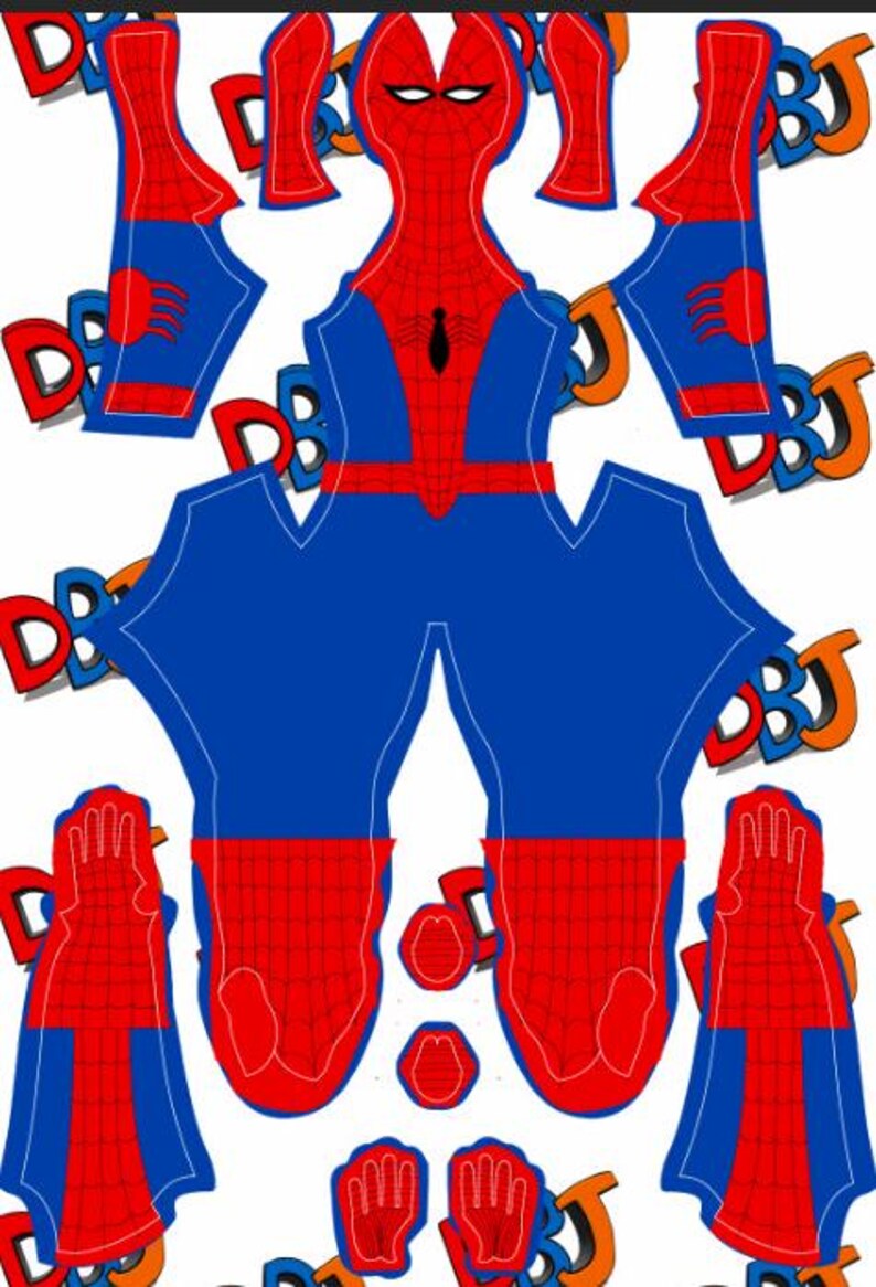70s Spider-man Pattern V2 Eaves Brooks Inspired - Etsy