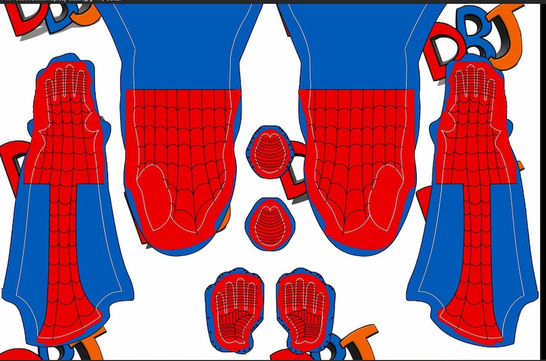 Scott Johnson Spider-man Classic Pattern V3 - Etsy